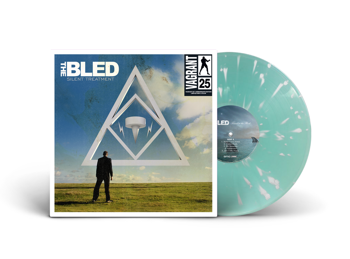 The Bled - Silent Treatment Deluxe LP (Coke Bottle Green w/White Splat ...
